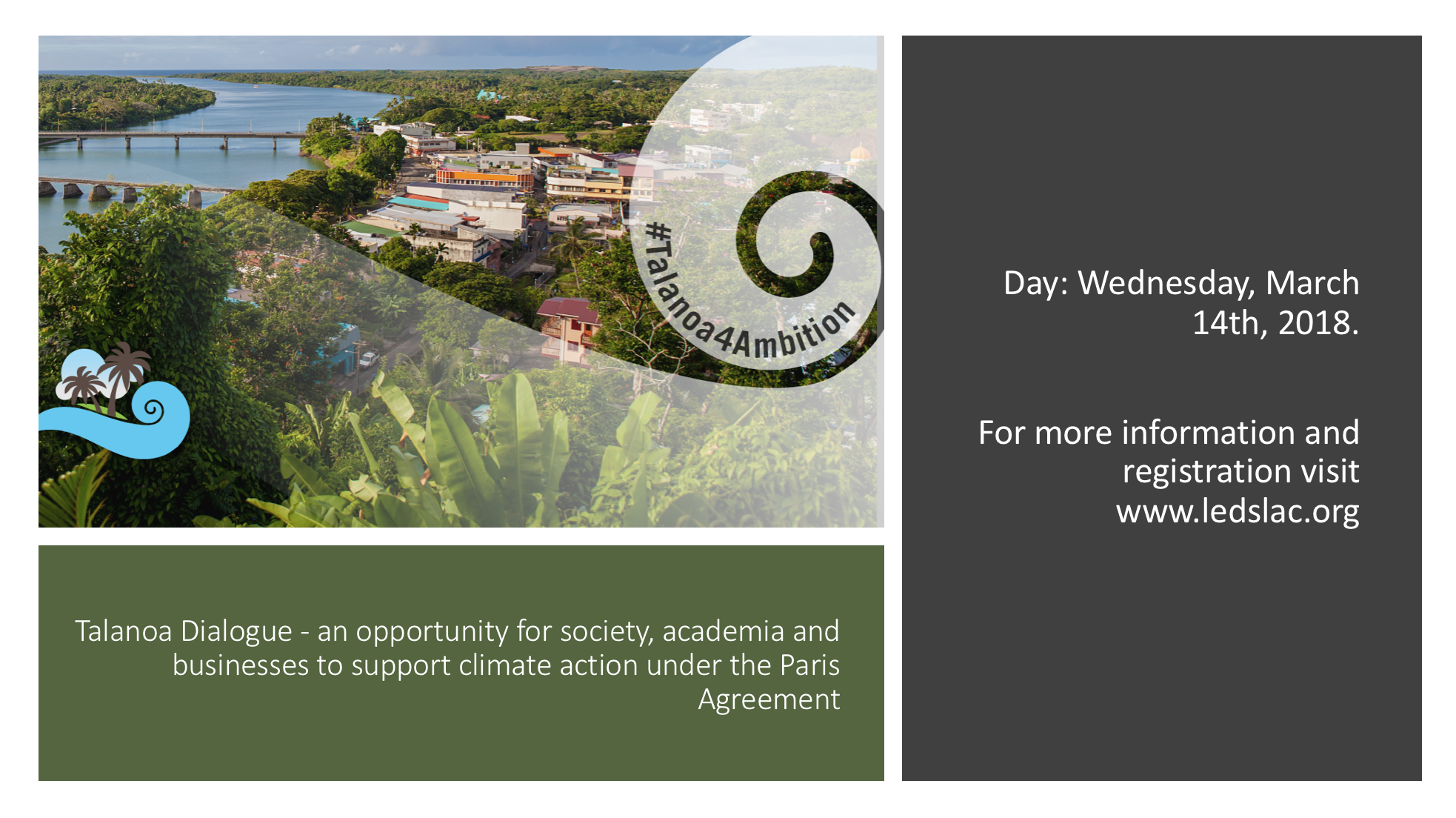 Talanoa Dialogue - LEDS LAC