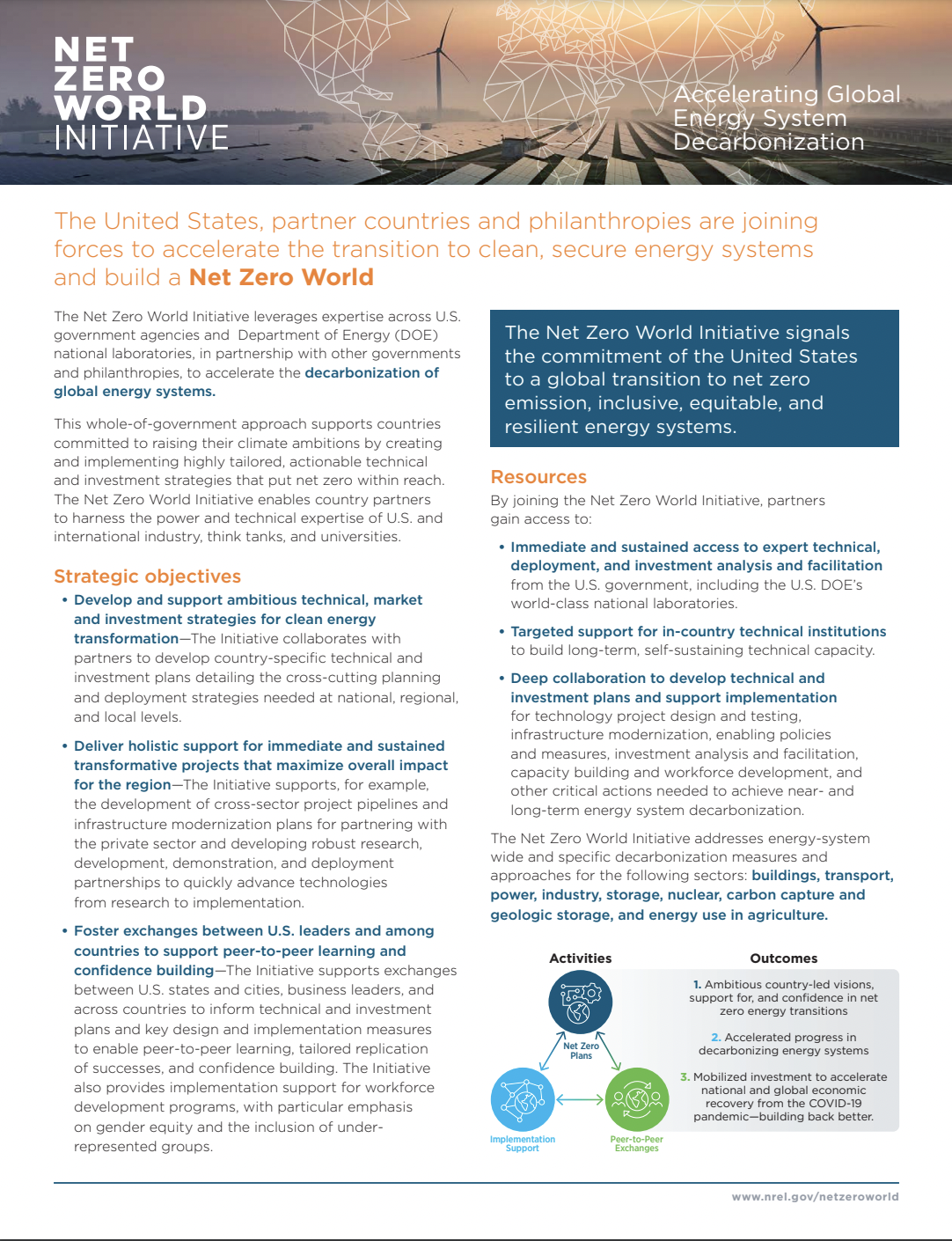 Net Zero World Initiative - LEDS LAC